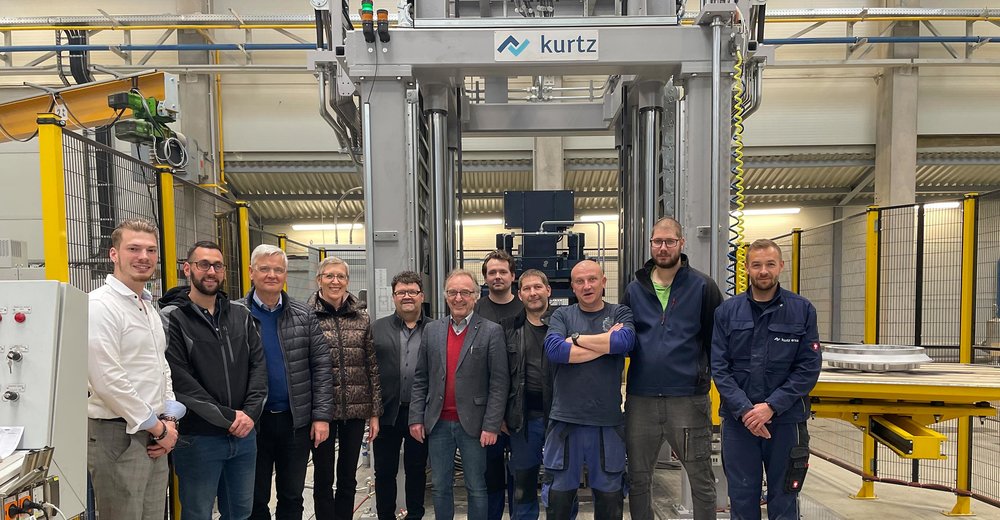 Kurtz low-pressure casting machine for Heunisch site Krásná
